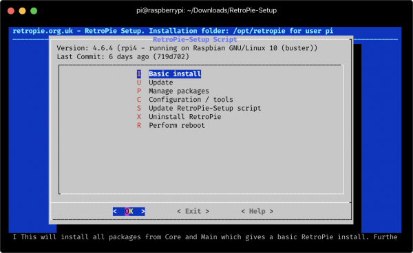 Installing RetroPie on Raspberry Pi OS - Alan Santos